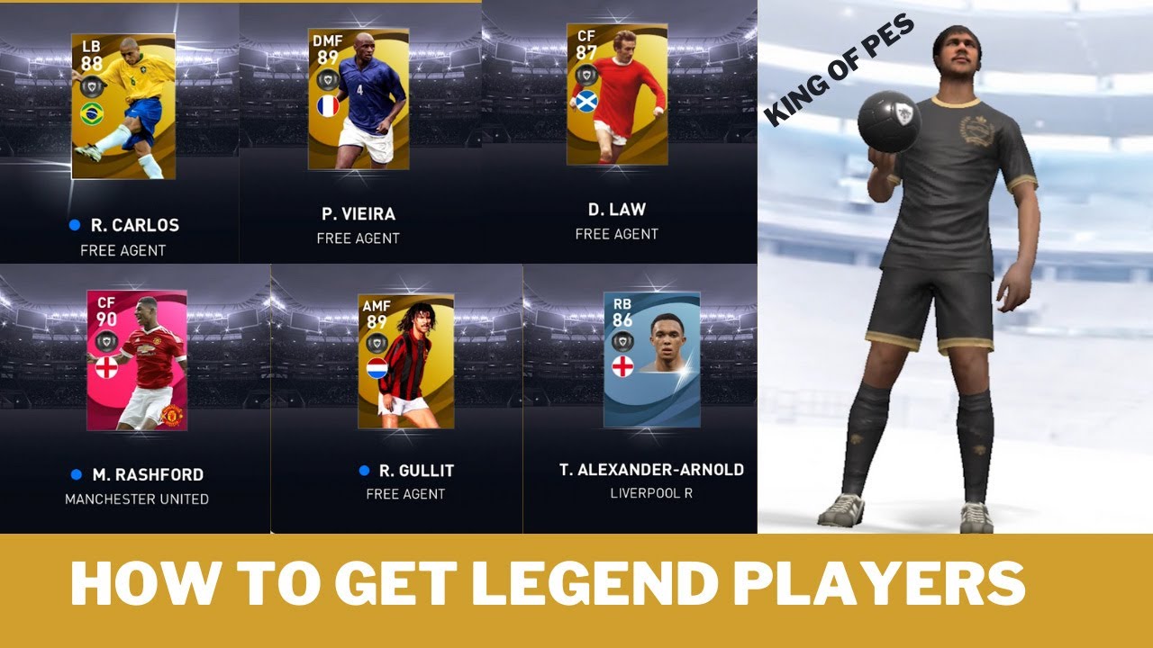 How To Get Legend Players From Box Draw In Pes 2021 Mobile || Spend ...