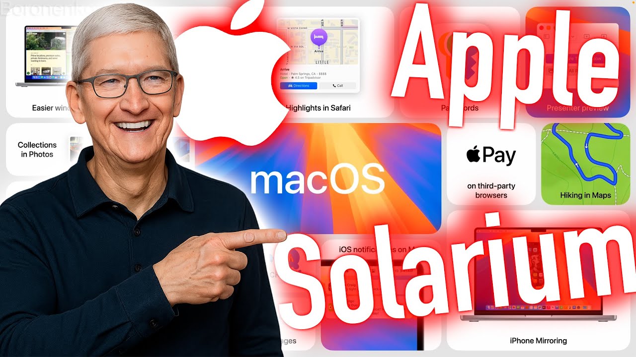 🔥APPLE SOLARIUM!🔥ЧТО ЭТО И КАКОЕ ОТНОШЕНИЕ ИМЕЕТ К MACOS 16?💥 - ALEXEY ...