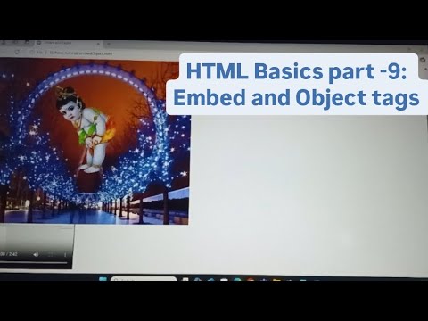 HTML Basics part -9: Embed and Object tags | TechWithPanja - YouTube