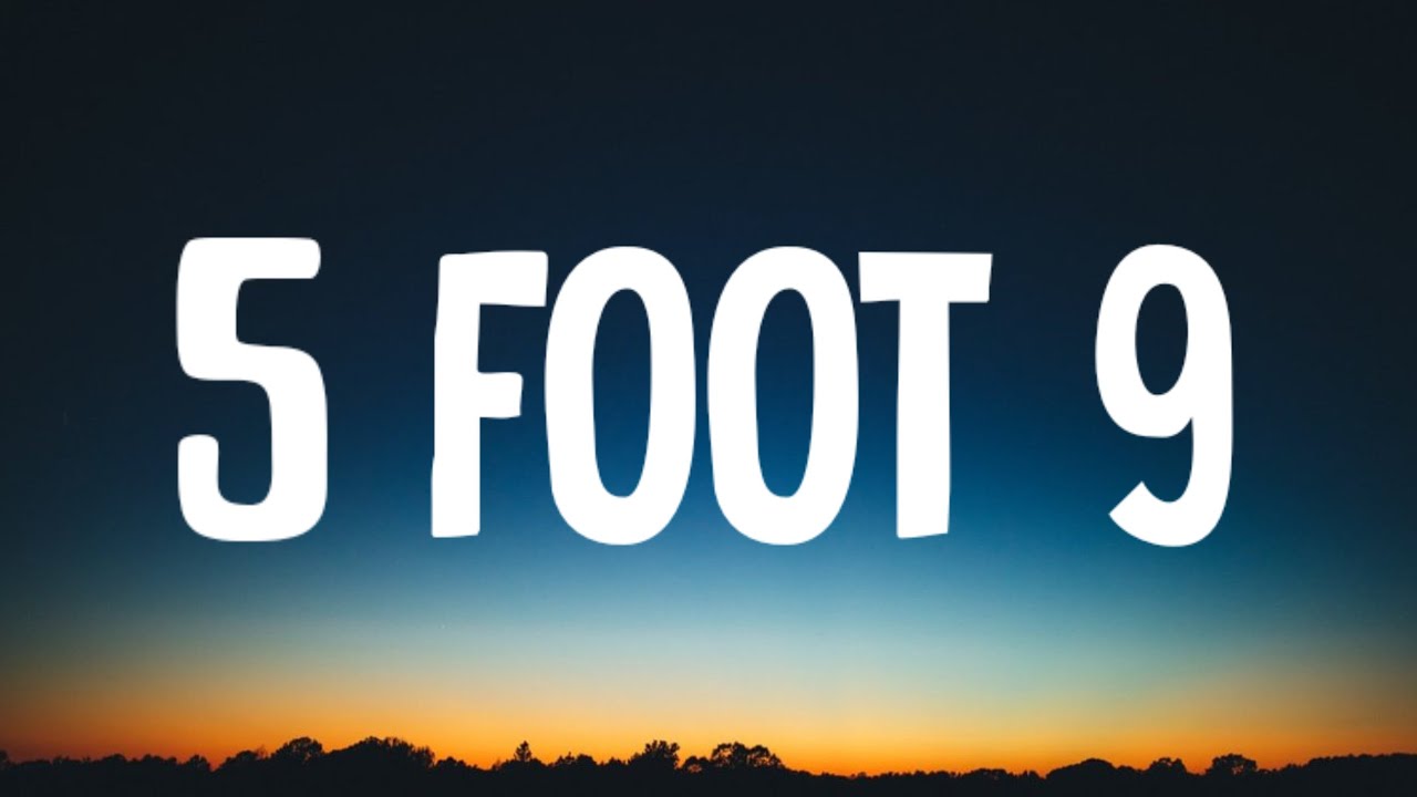 Tyler Hubbard - 5 Foot 9 (Lyrics) - YouTube