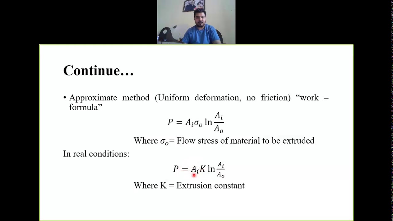 Analysis of Extrusion and Wire Drawing operation - YouTube