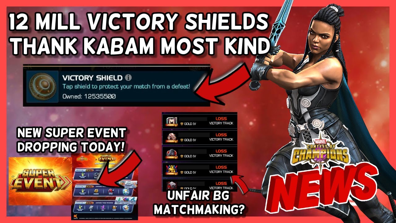 Lots of Free Victory Shields | Super Event Starts Today | Bad BG ...