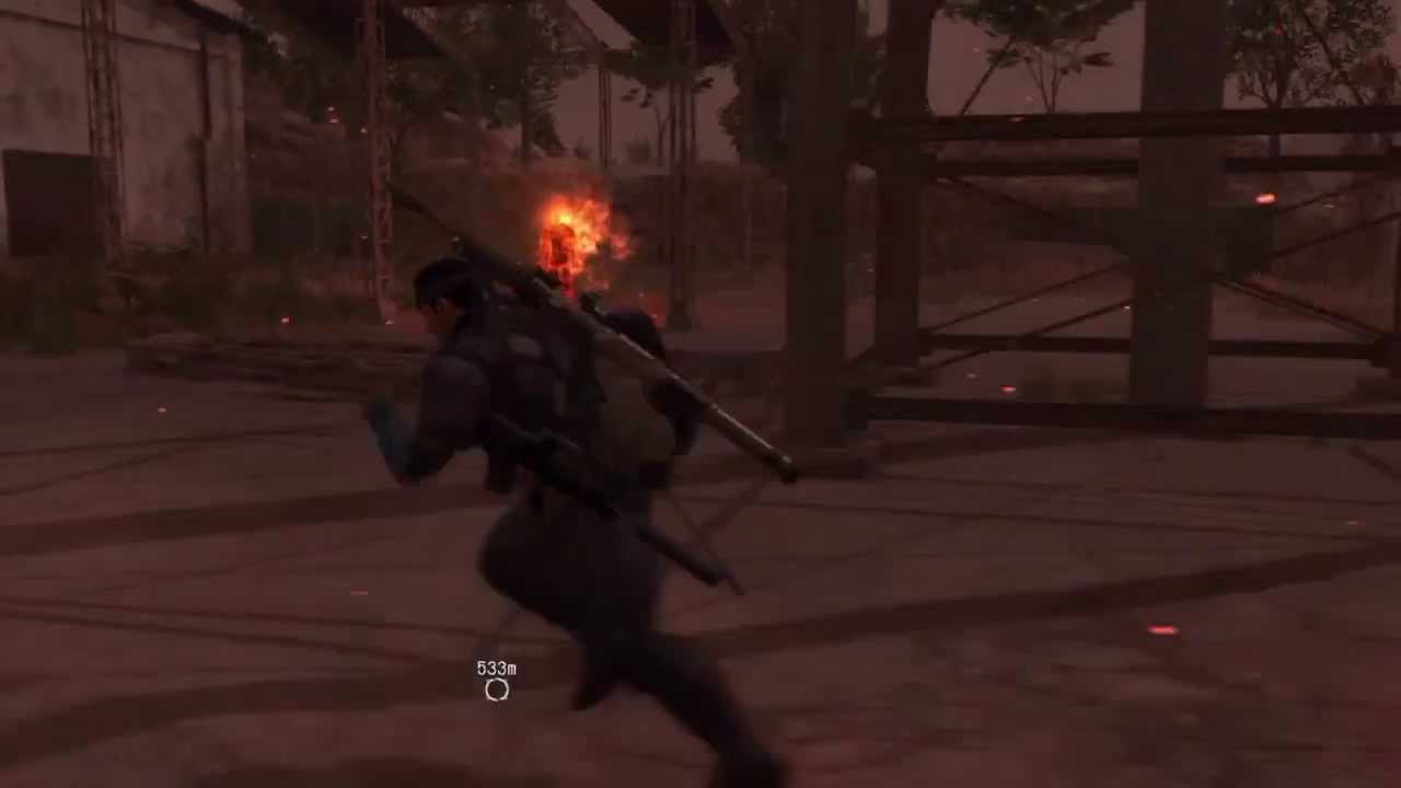 [MGSV:TPP] Mission 20: Hitting the floating boy and extracting The Man ...