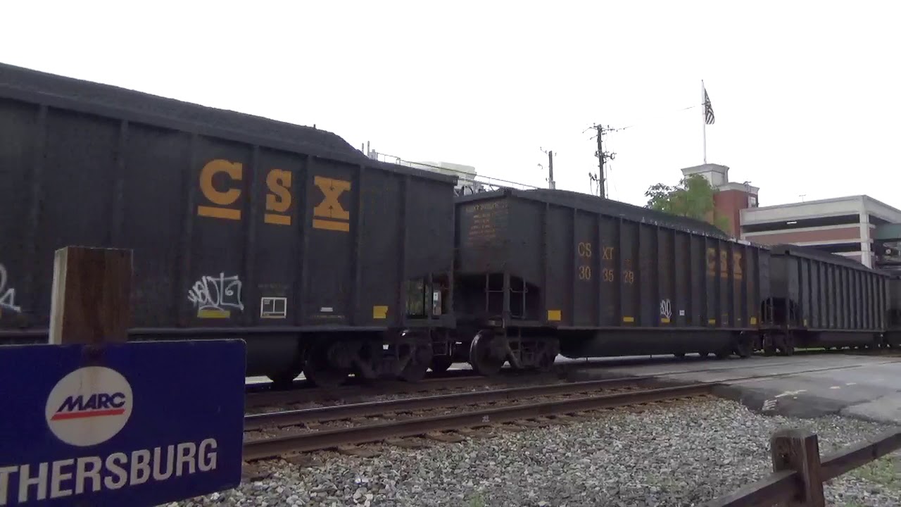 #4354 CSX N769-29 Loaded Coal train with B705 Helpers - YouTube