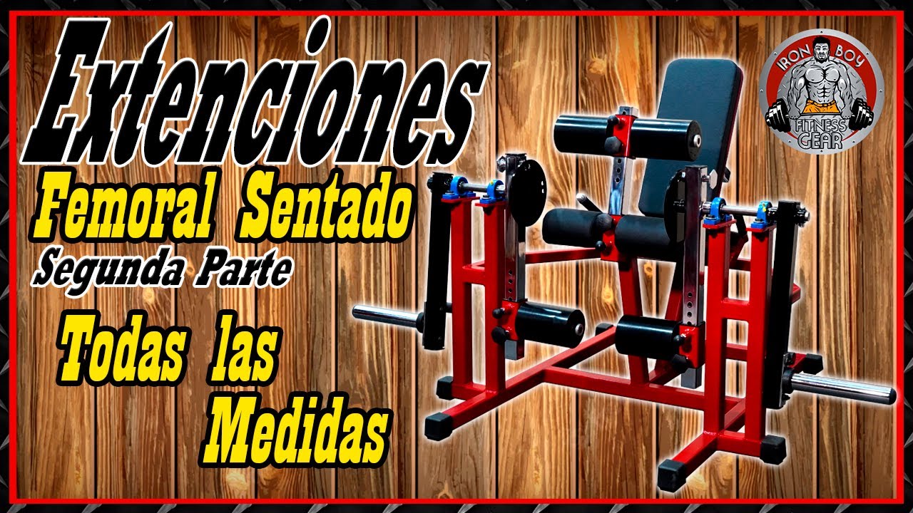 Como Hacer Extensión de Cuádriceps y Femoral Sentado Maquina Dual ...