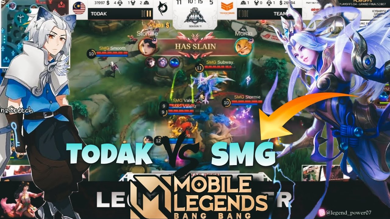 Mobile Legend | Todak vs SMG |Esports Bast Fight Moments | Highlights ...