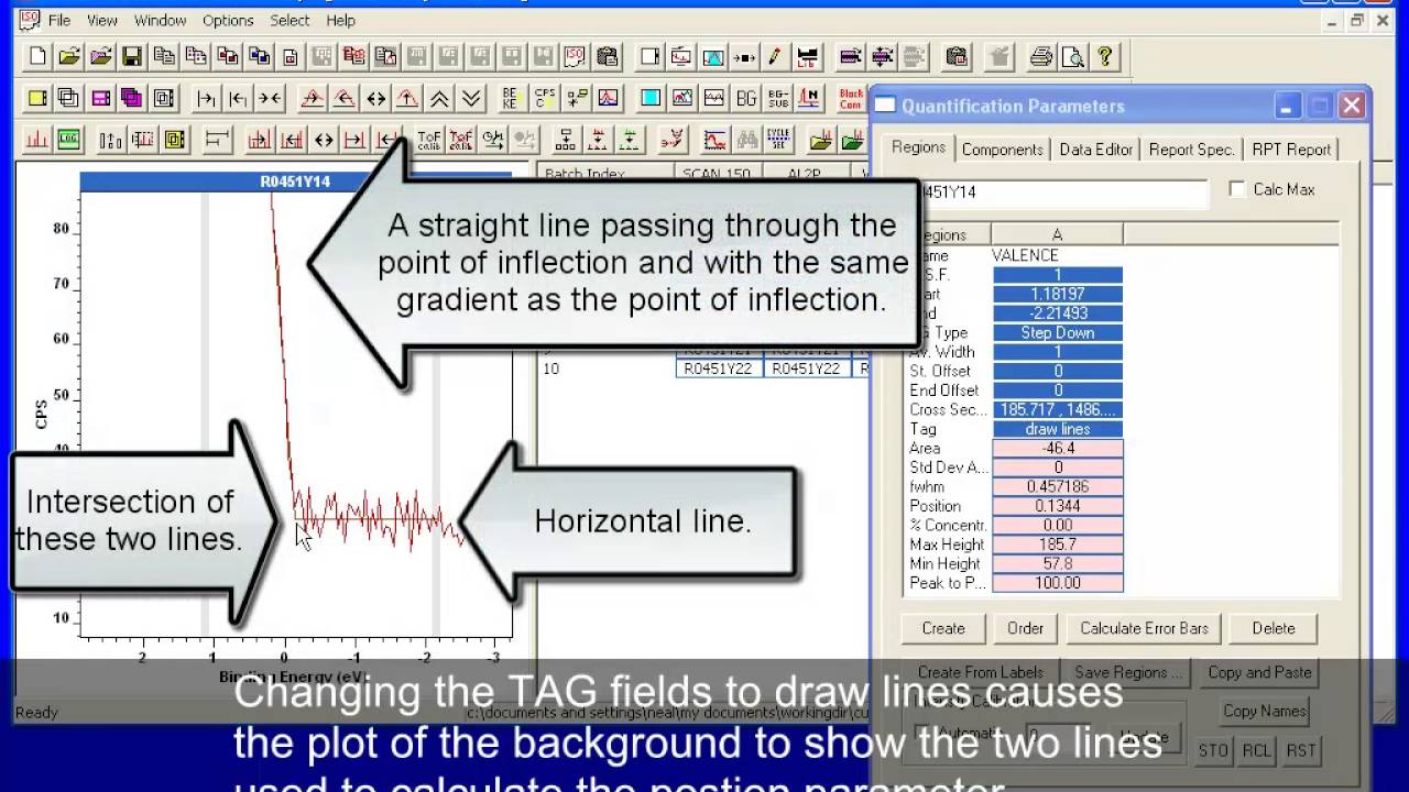 Energy Calibration Based on Fermi Edge Position in CasaXPS - YouTube