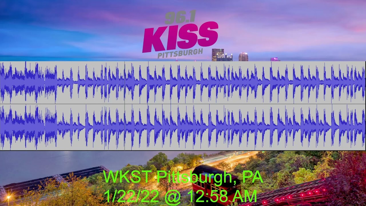 KISS 96.1 | WKST-FM Pittsburgh, PA Legal/TOTH ID (1/22/22) - YouTube
