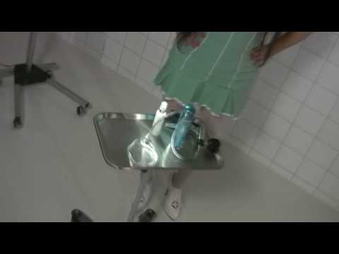 Cute Fetish Nurse in Sexy Stockings and Heels