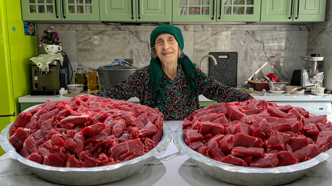 GRANDMA ROSE COOKING TRADITIONAL RECIPES FROM AZERBAIJAN! DELICIOUS ...