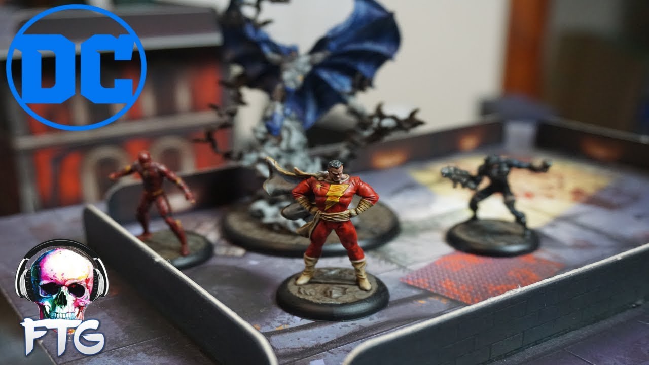 DC Universe Miniature Game - Battle 002 - YouTube