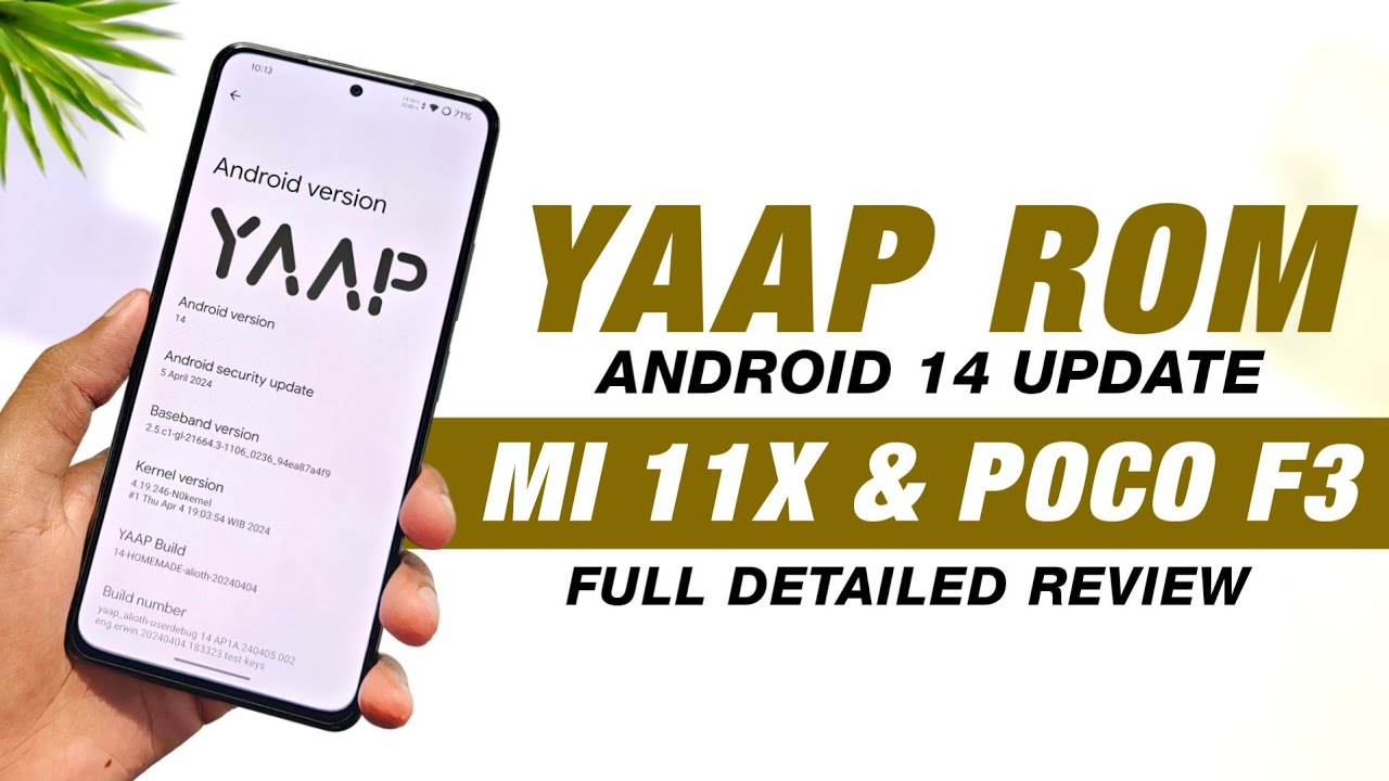 YAAP Android 14 Rom For Mi 11X & POCO F3 | Bugs & Features | Full Detailed Review - YouTube