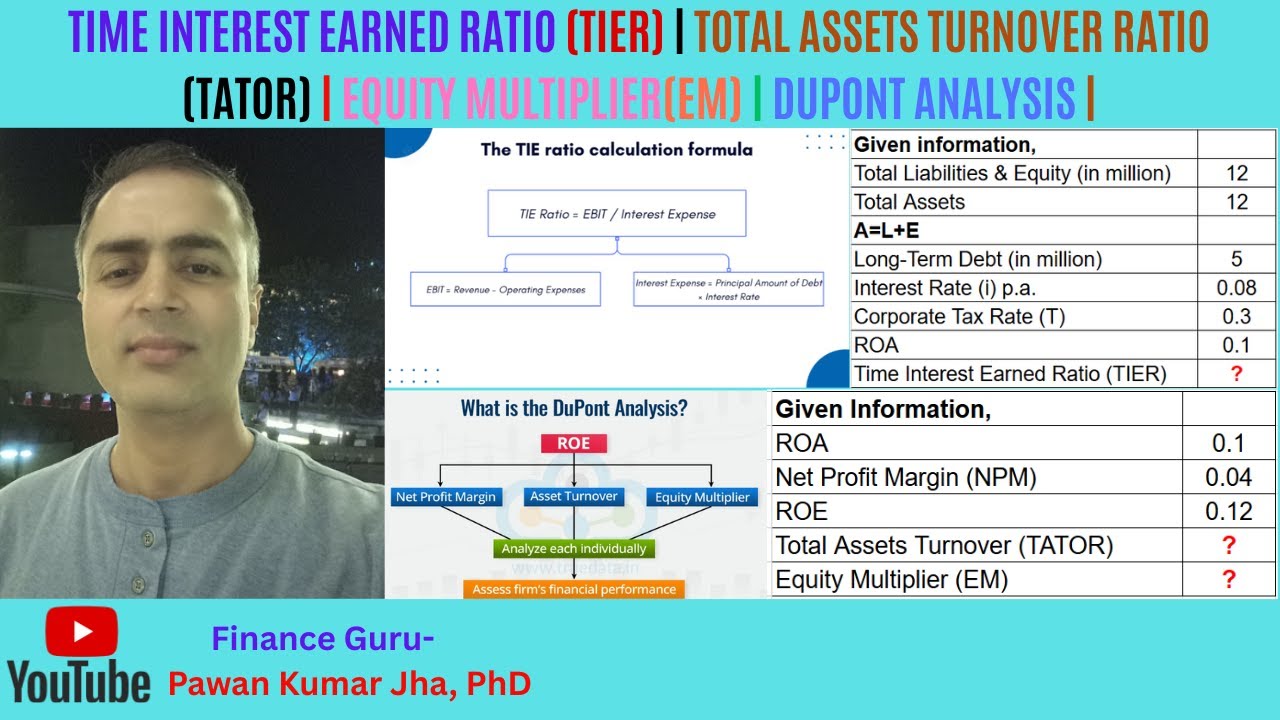 317.Time Interest Earned Ratio (TIER) | Total Assets Turnover Ratio ...