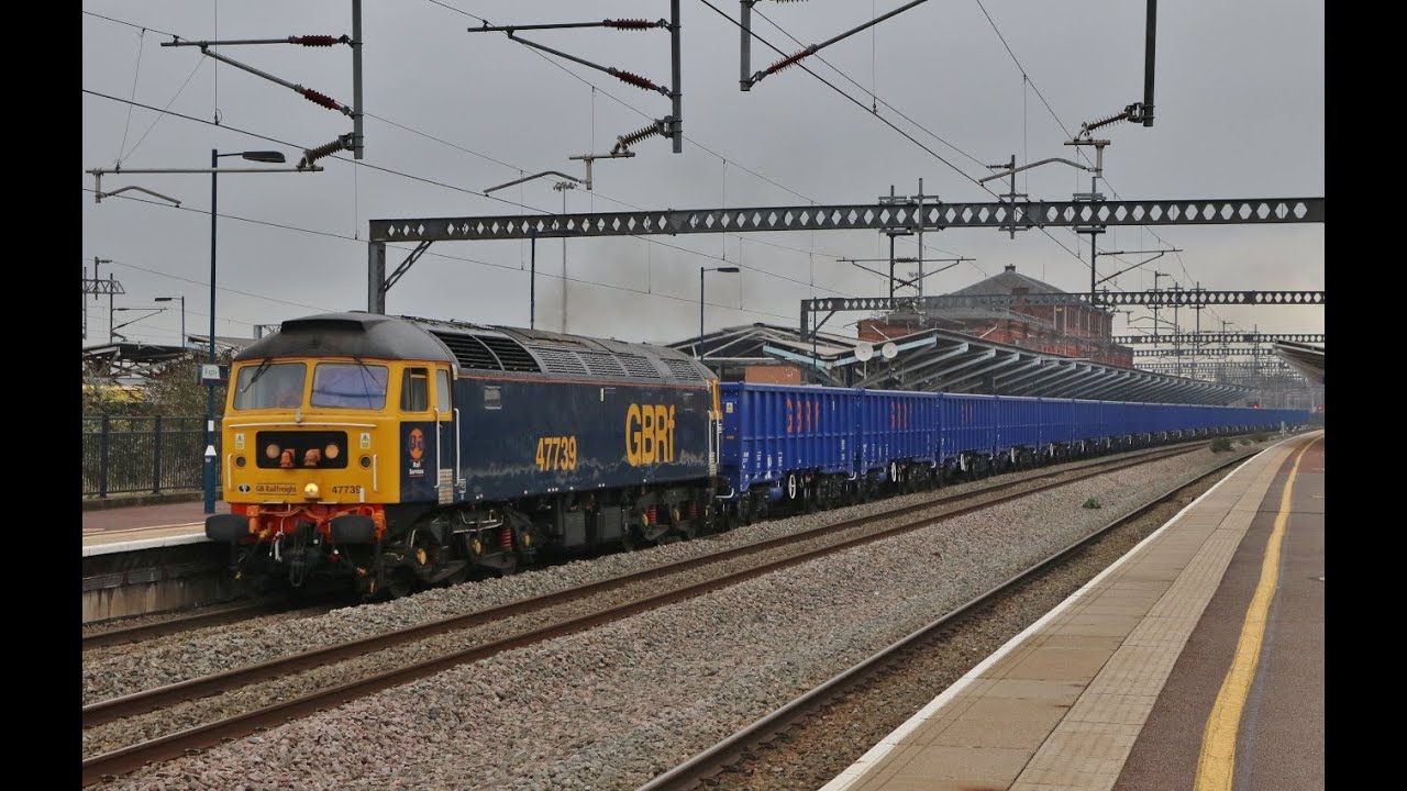 Freight trains, EMU drag and loco moves at Rugby and Coventry on 24th ...