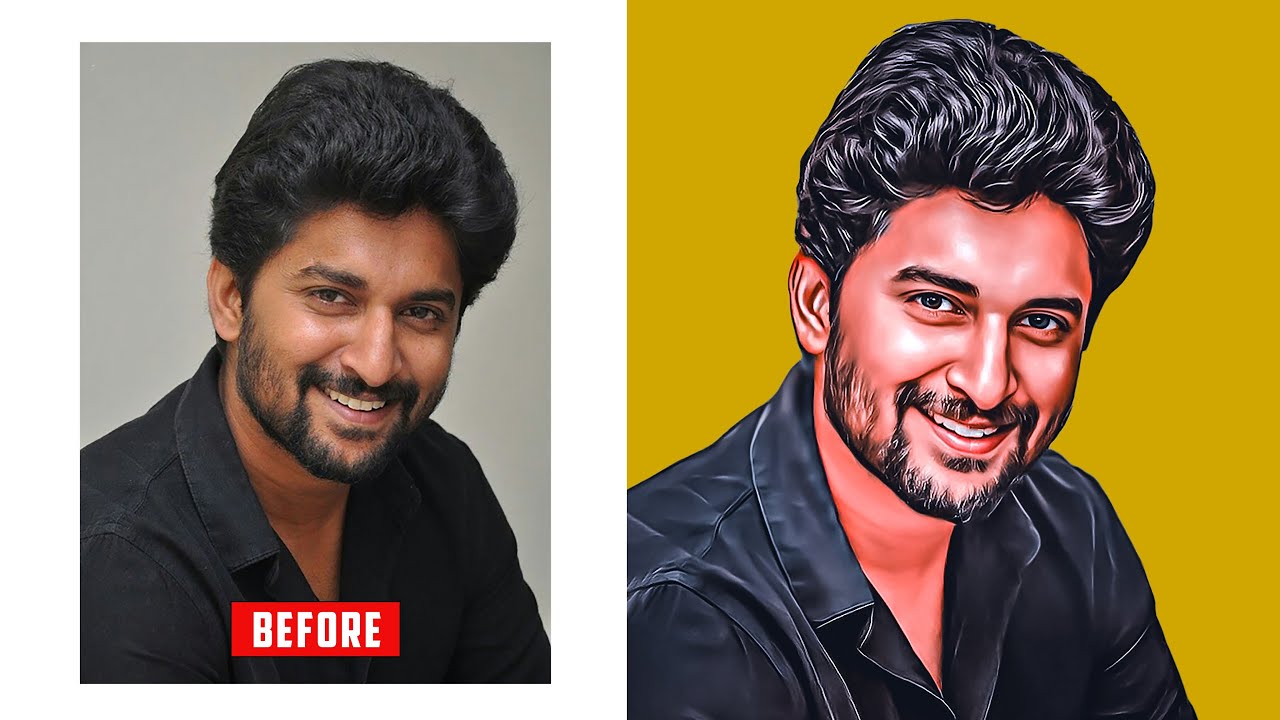 Lightroom Portrait Cartoon Editing 3 Steps to Create Your Perfect ...