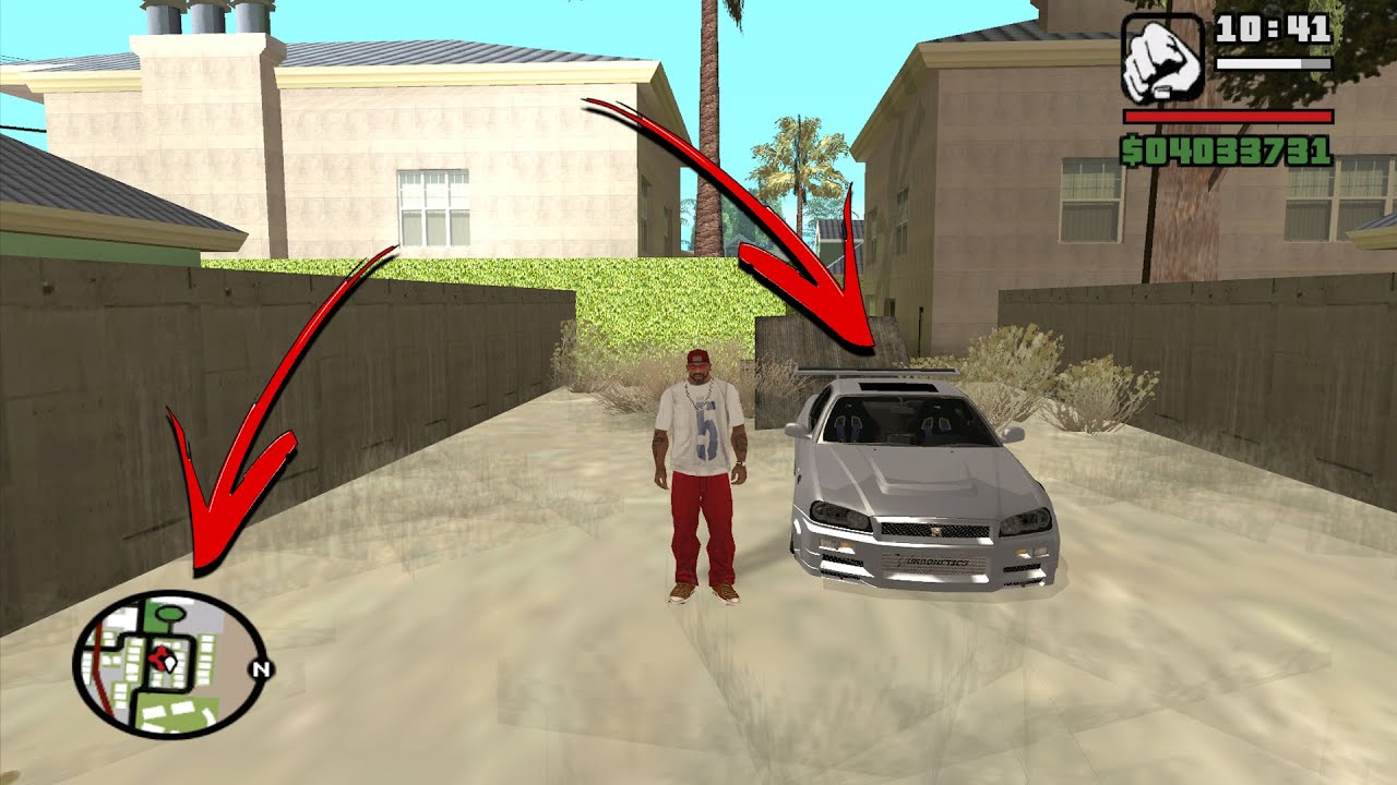 Secret Nissan Skyline Car Location in GTA San Andreas! (Hidden Place ...