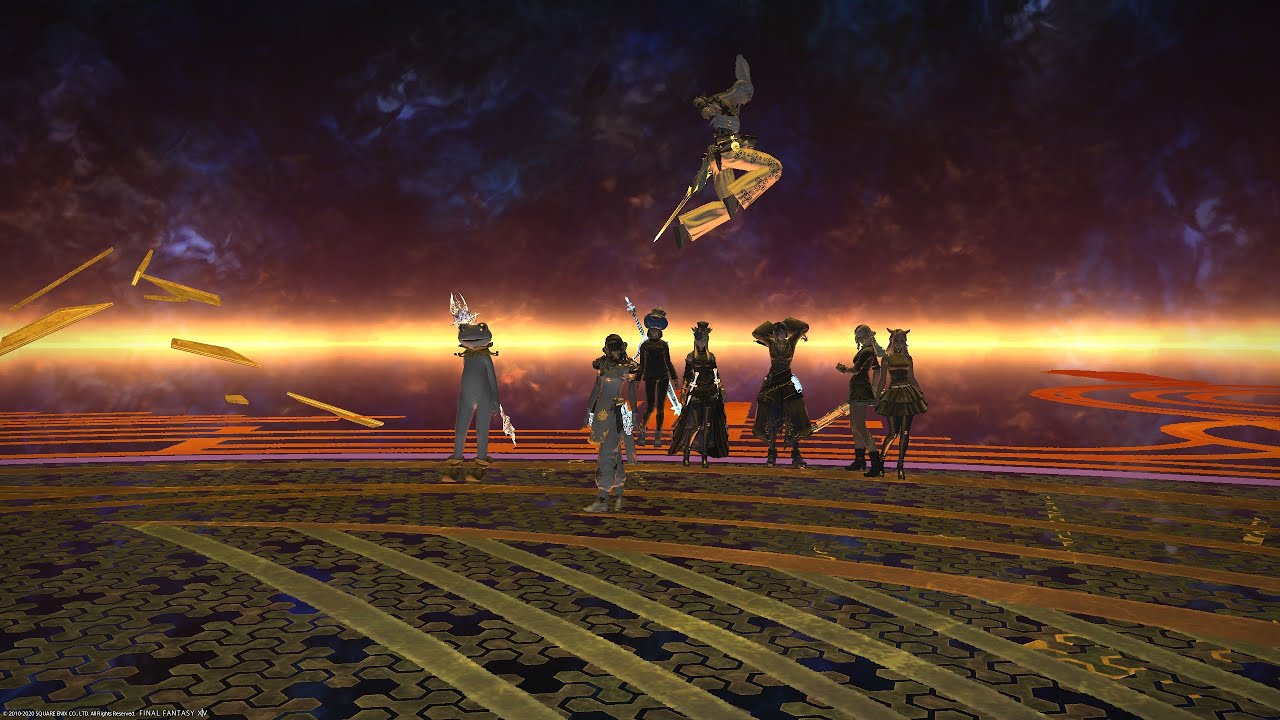 FFXIV [5.3] - Ucob ( The Unending Coil of Bahamut ) First kill - Monk ...