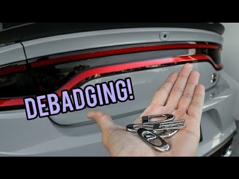 How to Debadge Your Dodge (VERY EASY) - YouTube