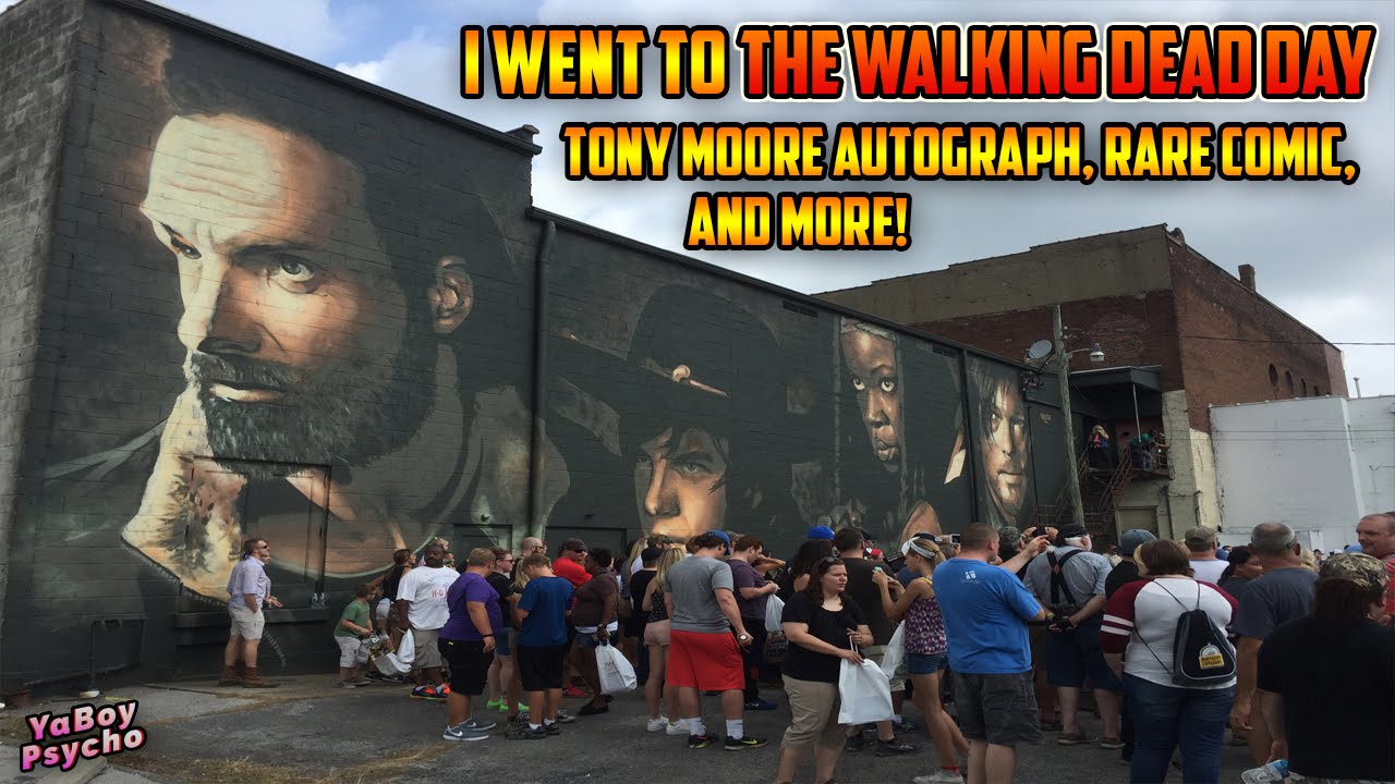 Tony Moore AUTOGRAPH, RARE Comic, and More Epicness! THE WALKING DEAD ...