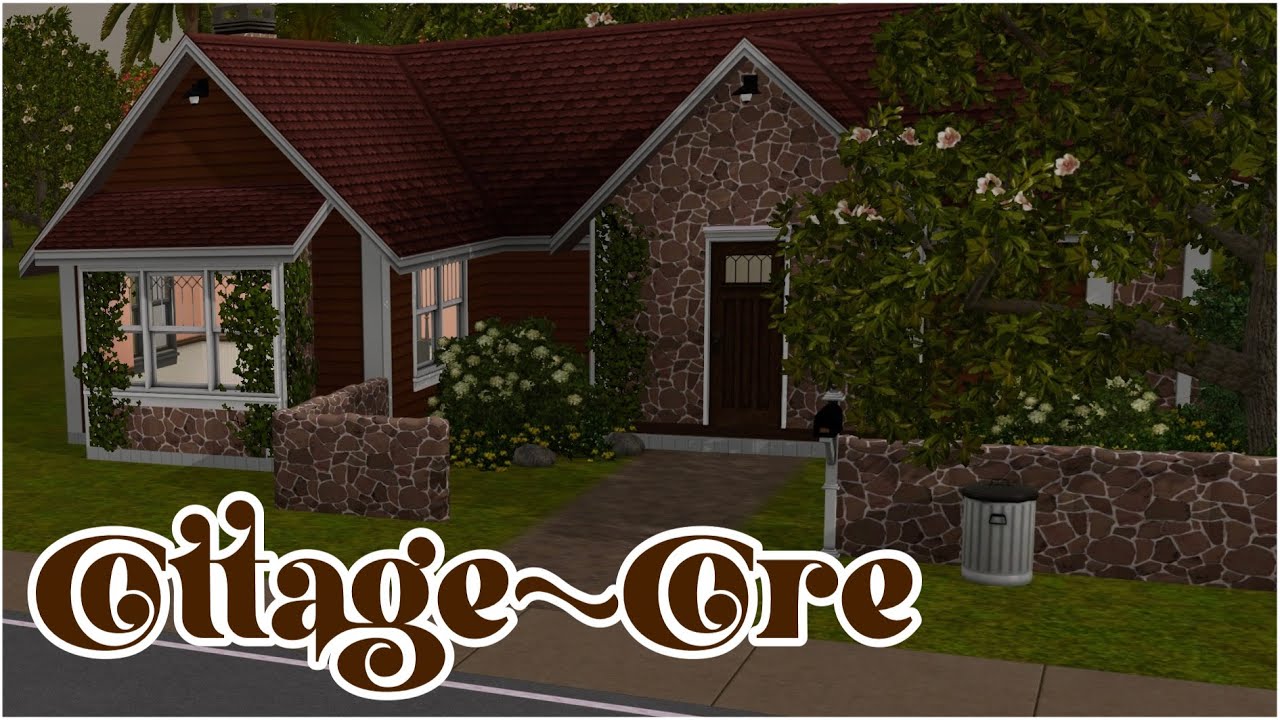 cottagecore inspired home | The Sims 3: Speed Build - YouTube