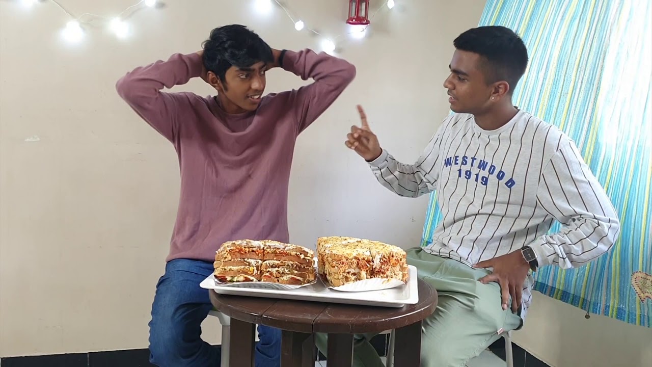 Hulk Sandwich | Food Challenge | 1KG Sandwich | Om Snacks | Ron gaming ...