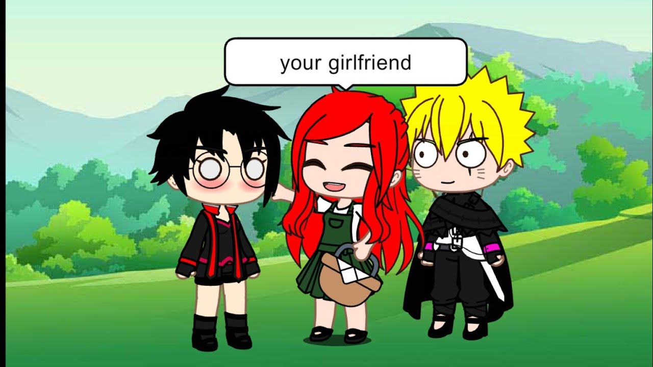 Kushina meet sarada || boruto travel to past|| part 22|| gacha club ...