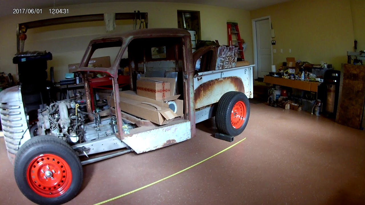 Diamond T Hot Rod Truck Build, Front Axle (3) - YouTube