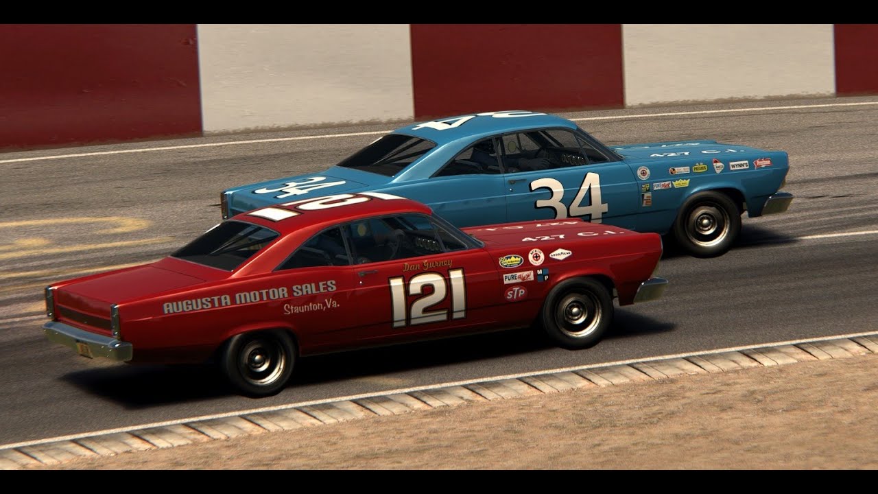 Assetto Corsa Online Race 1 Ford Fairlane Stock Cars at Riverside with ...