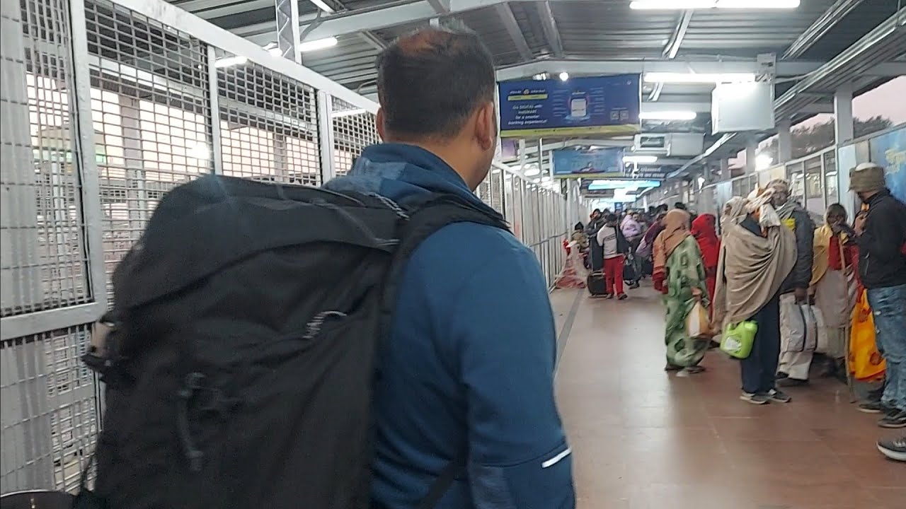 Prayagraj railway station foot over bridge early morning shot|Prayagraj ...