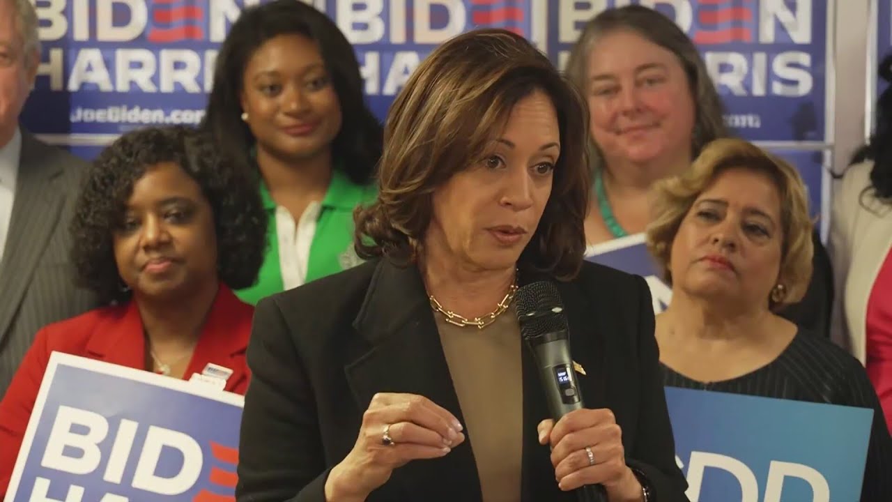 VP Harris and Rep. Clyburn file paperwork for the Biden-Harris 2024 ...
