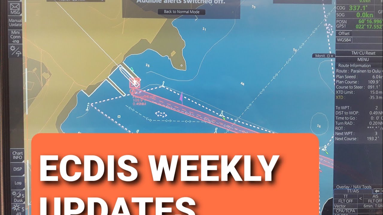 FURUNO ECDIS- HOW TO APPLY WEEKLY UPDATES - YouTube