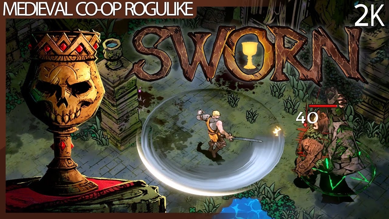 The most CHAOTIC Medieval Roguelike ! Sworn - YouTube