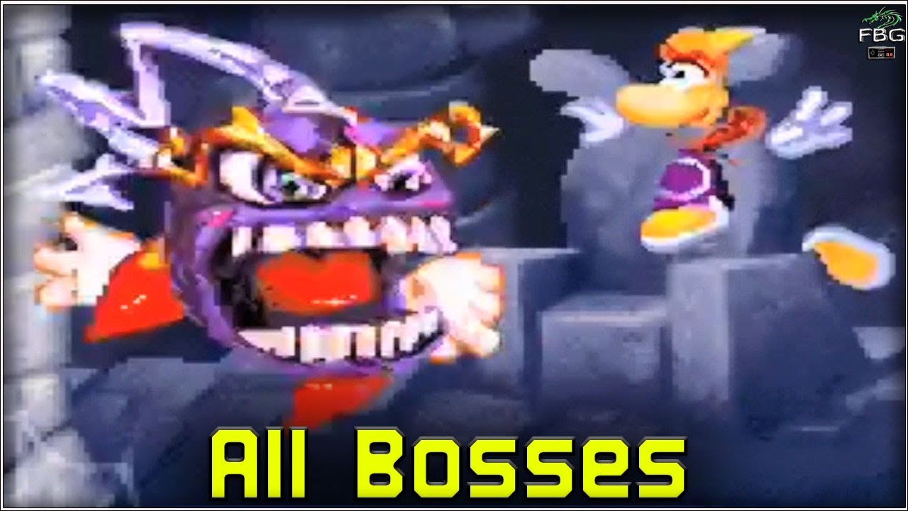 Rayman Raving Rabbids - All Bosses - YouTube