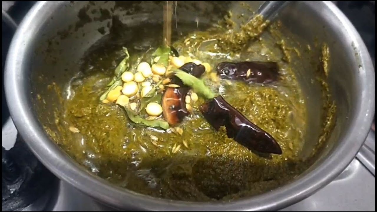 Kothimeera Pachhadi | kothimeera nialva pachadi | coriander pickel ...