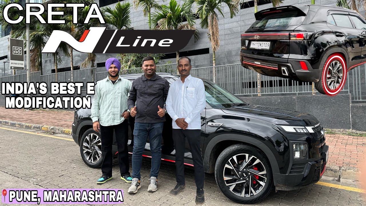 Creta E 2024 to N-LINE modification in Pune Maharashtra | creta ...