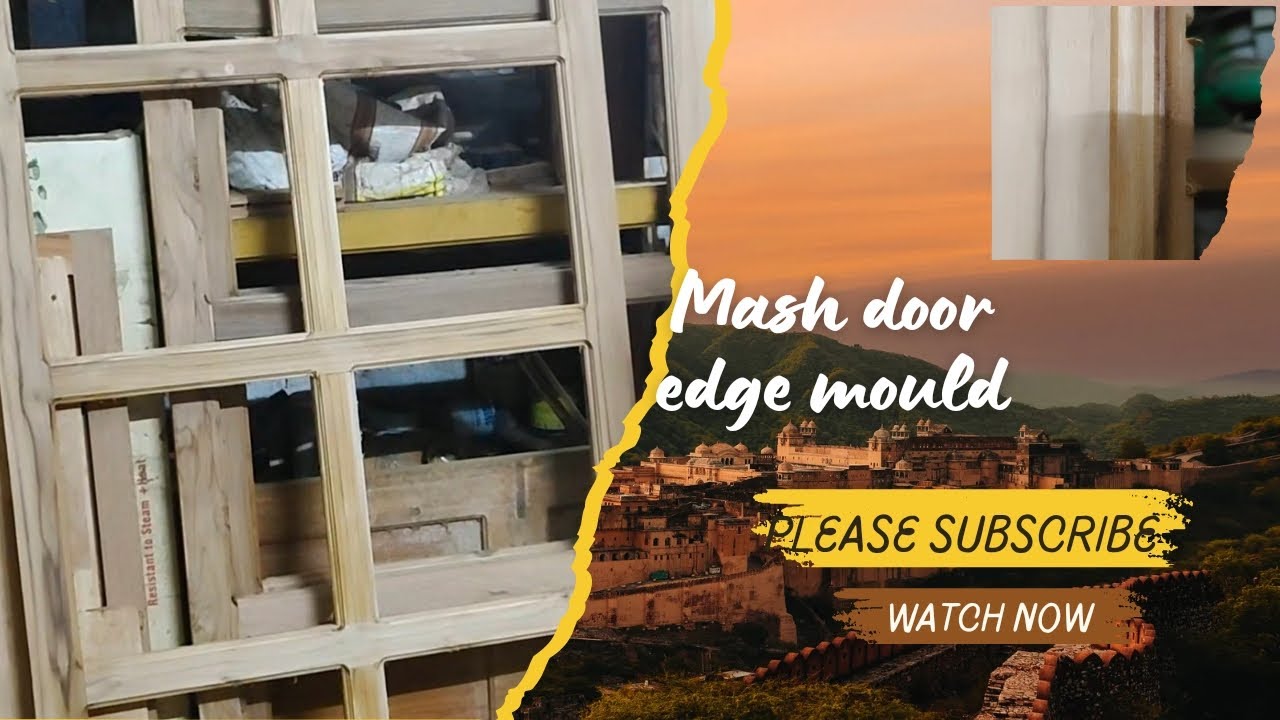 mash door edge moulding #woodworking #wood #teakwood # - YouTube