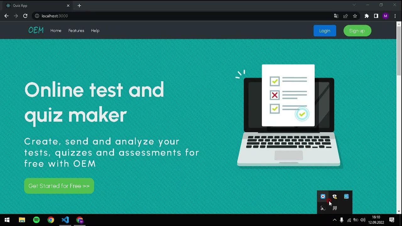 React quiz app - MERN stack project - YouTube