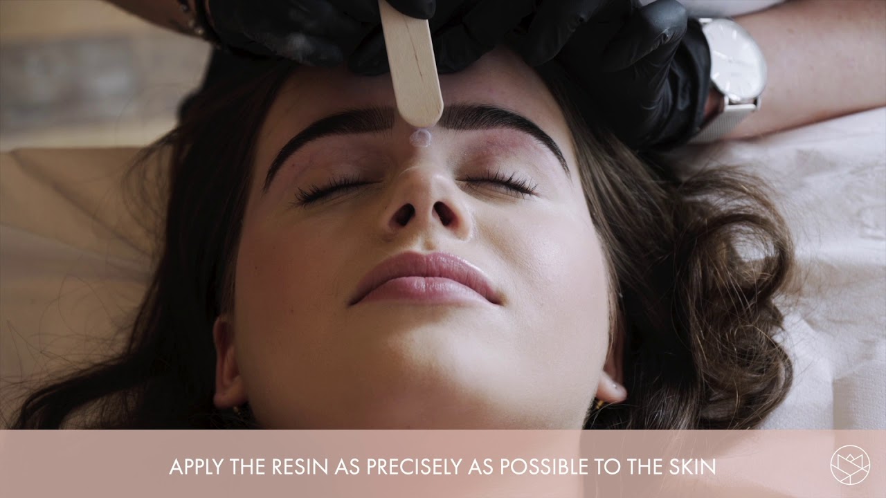 Perfect Eyelash Brow Henna - Tutorial - YouTube