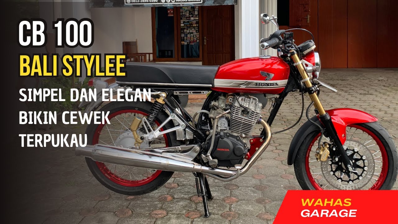 CB 100 BALI STYLEE ‼️ CB BASIK MEGAPRO FULL MODIF #cb #viral #cb100 ...