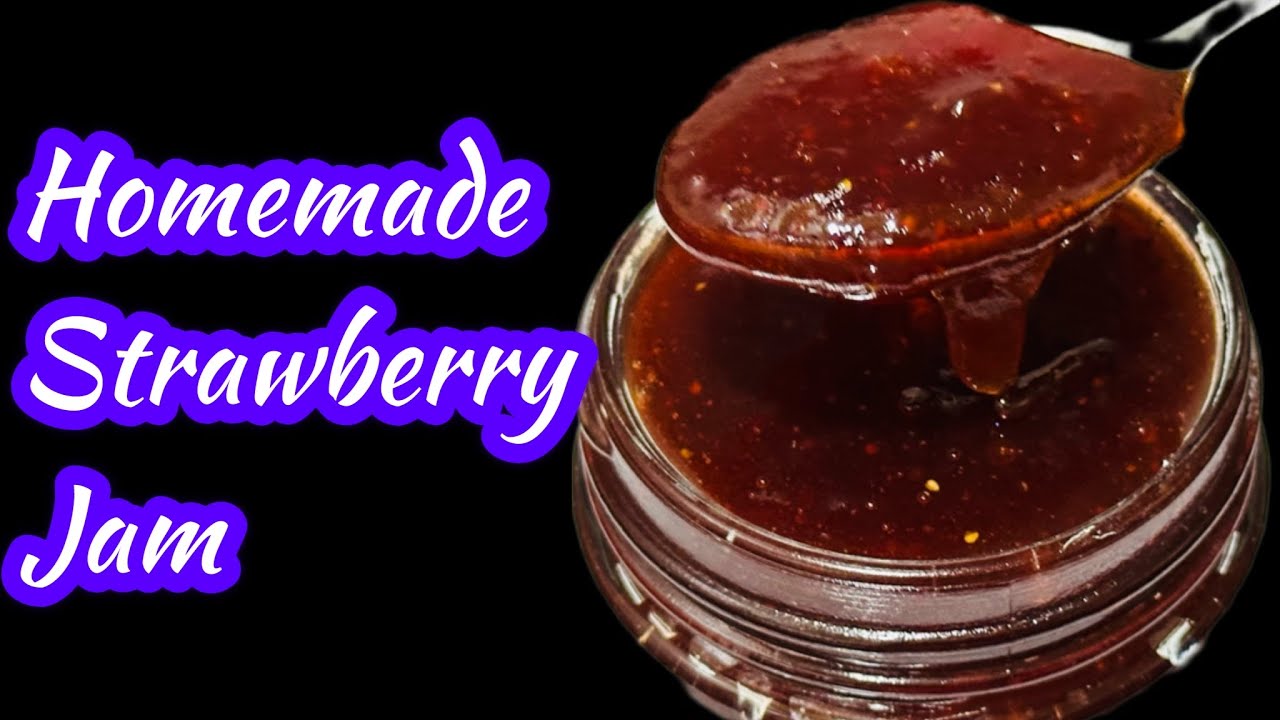 How to make homemade strawberry jam | Easy strawberry jam recipe - YouTube