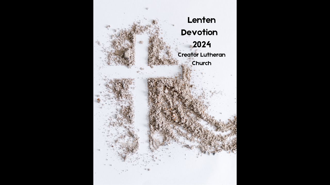 Lenten Daily Devotion March 5 - YouTube