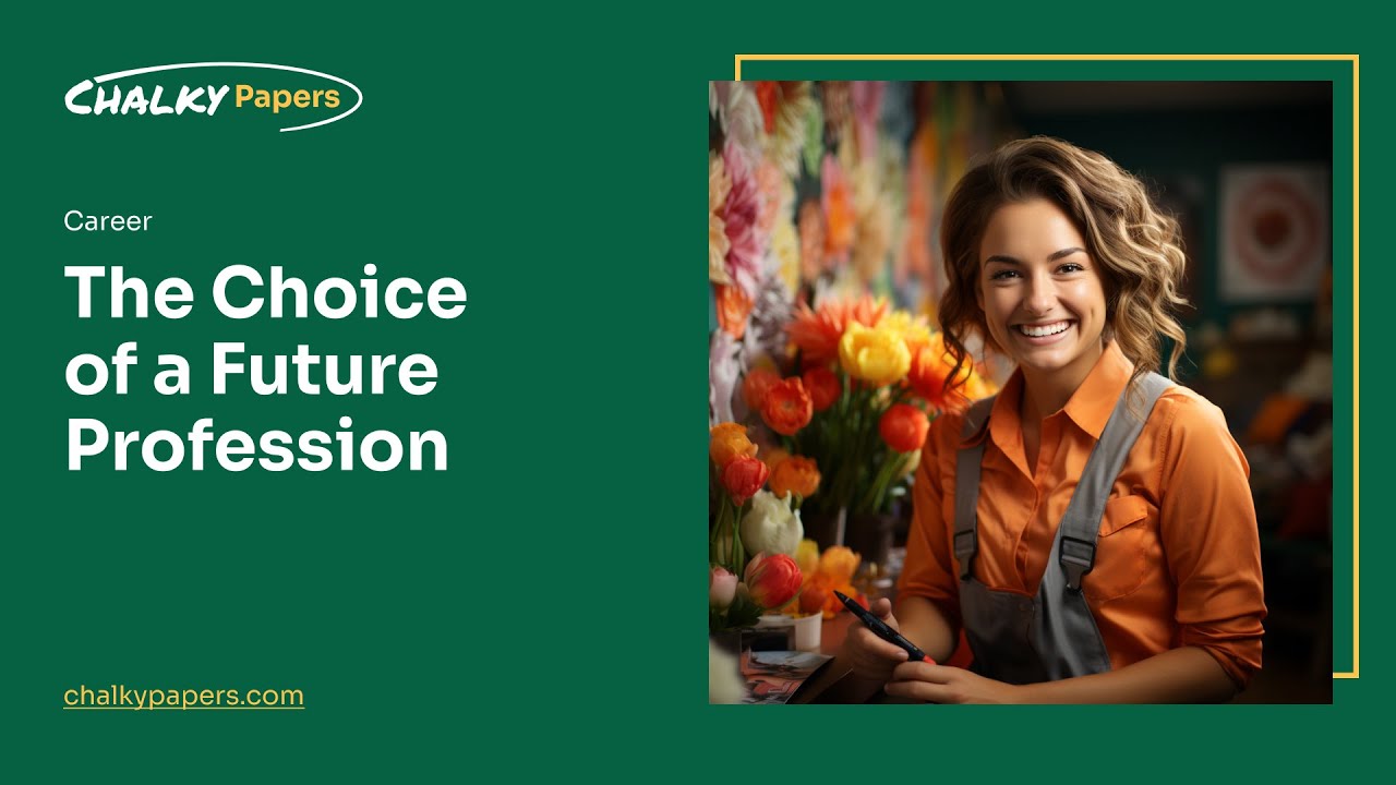 The Choice of a Future Profession - Essay Example - YouTube