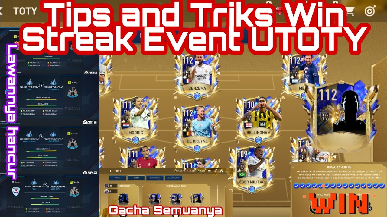 Tips and Triks Win Streak update terbaru fifa mobile dan langsung Claim ...