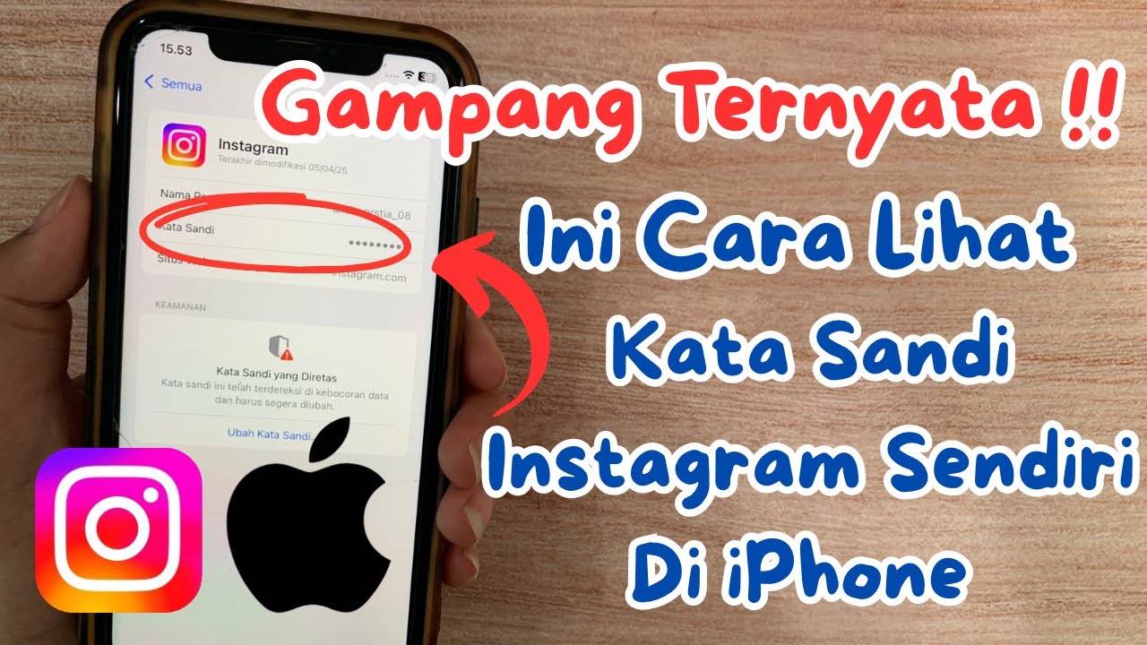 Cara Melihat Sandi Instagram Sendiri Di iPhone - YouTube