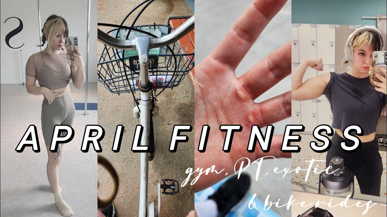 APRIL FITNESS RECAP 🏋‍♀️ - i worked out 18 out of 30 days... / 휘트니스 브이 ...