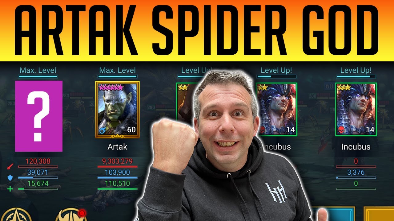 ARTAK EASY SPIDER DUO! EVERYONE CAN BEAT SPIDER 20! | Raid: Shadow ...
