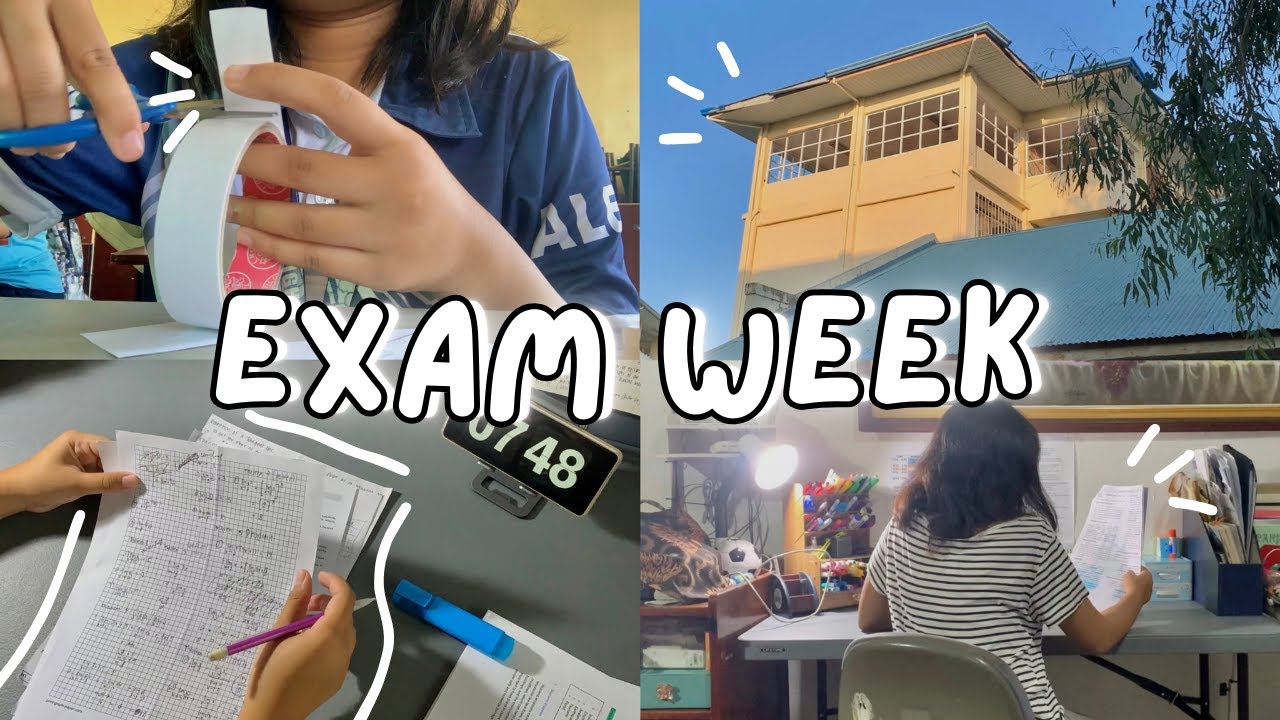 3rd quarter exam week vlog 📚 | stressful days + road trip 🚗 - YouTube