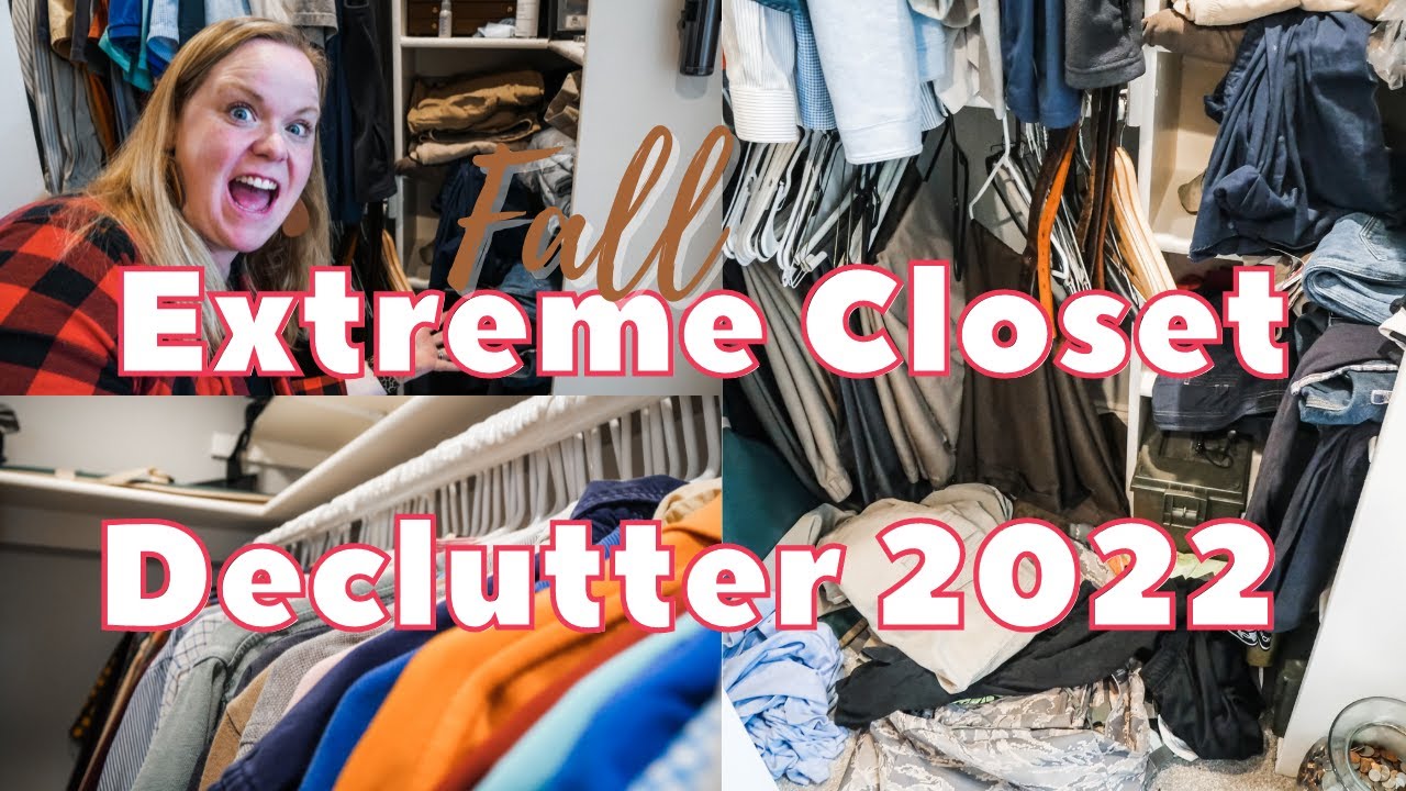 👔 ULTIMATE CLOSET DECLUTTER FALL 2022 | CLOSET ORGANIZATION - YouTube