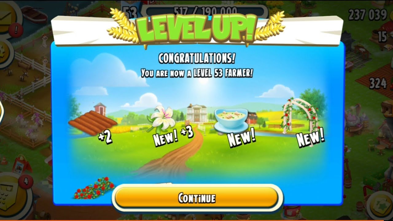 new level 53 💗 hay day gameplay - YouTube