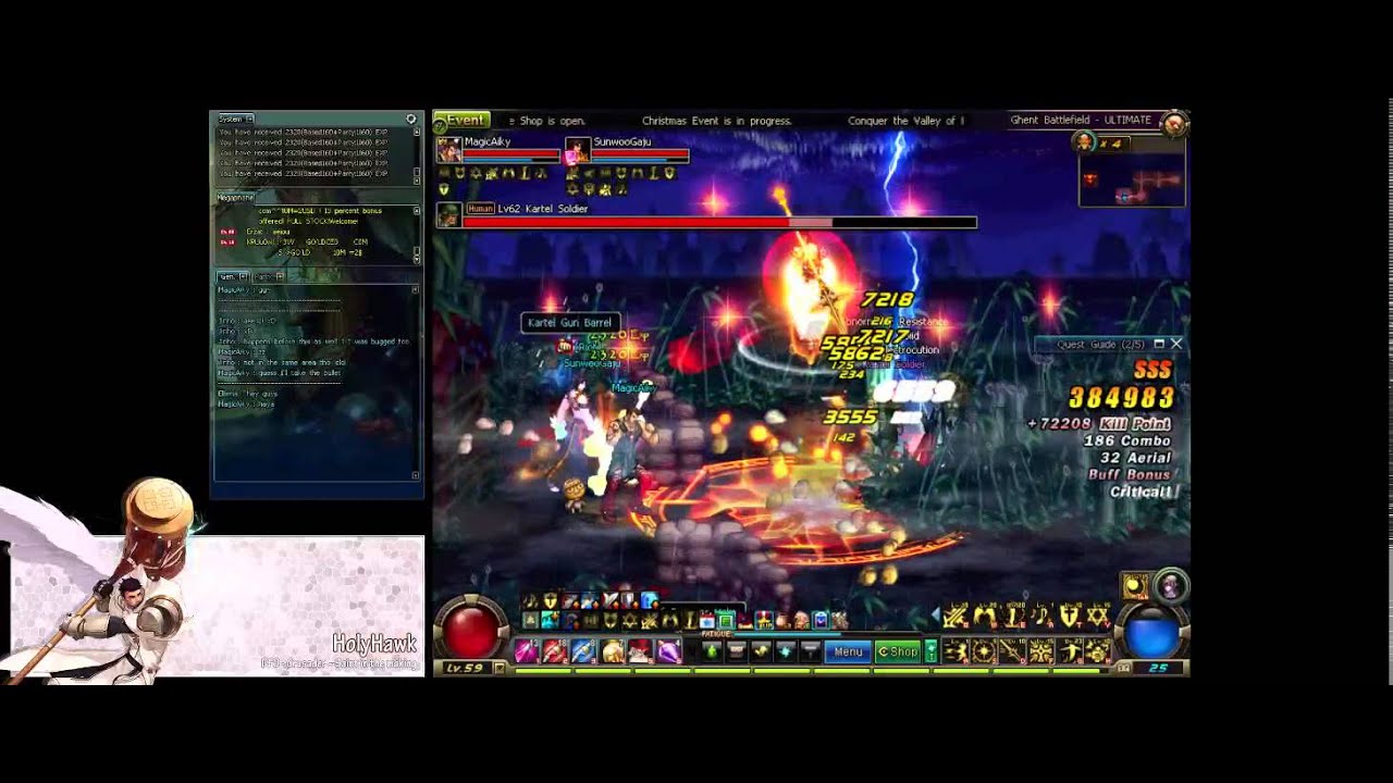 DFO - Ghent Battlefield (ultimate) - Crusader - YouTube